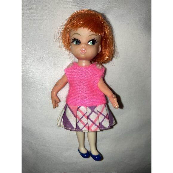 Hasbro | Toys | Vtg Hasbro Dolly Darlings Doll Liddle Kiddle Era Good ...